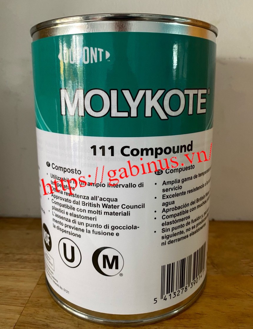 MOLYKOTE® 111 COMPOUND / MỠ BÔI TRƠN VAN ĐA NĂNG - gabinus.vn