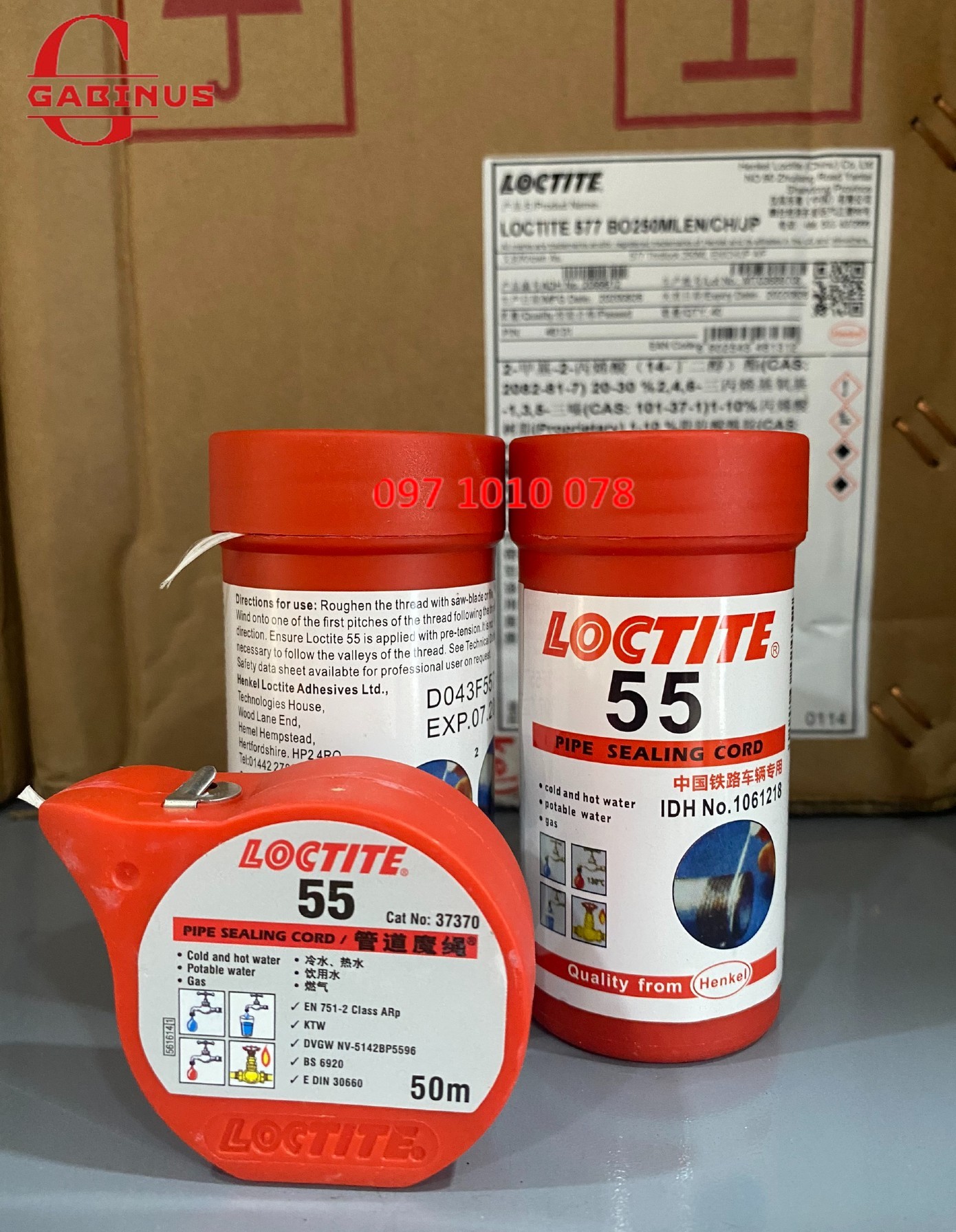 LOCTITE 55 / LÀM KÍN REN - gabinus.vn