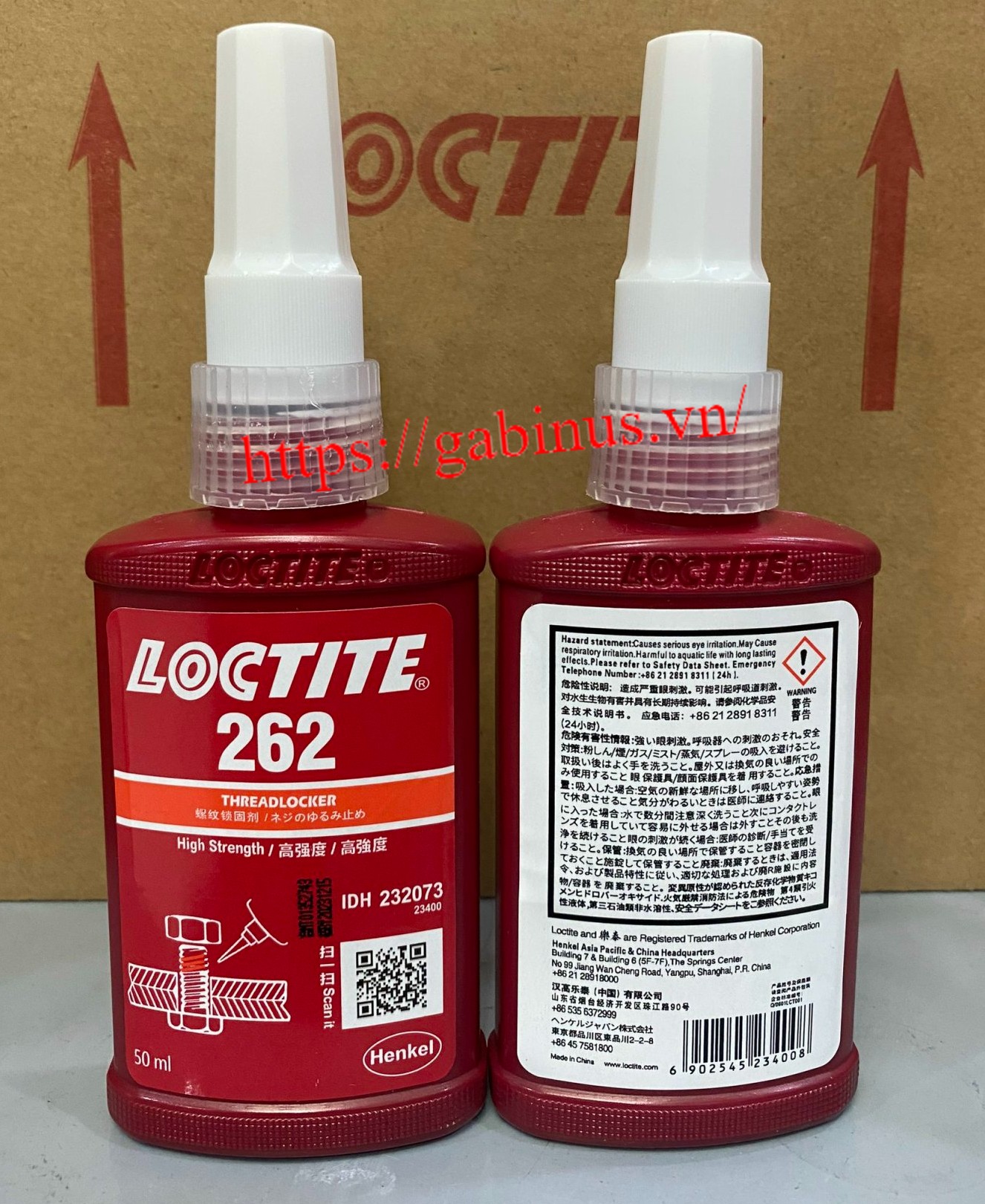 LOCTITE® 262 / KEO KHÓA REN - gabinus.vn